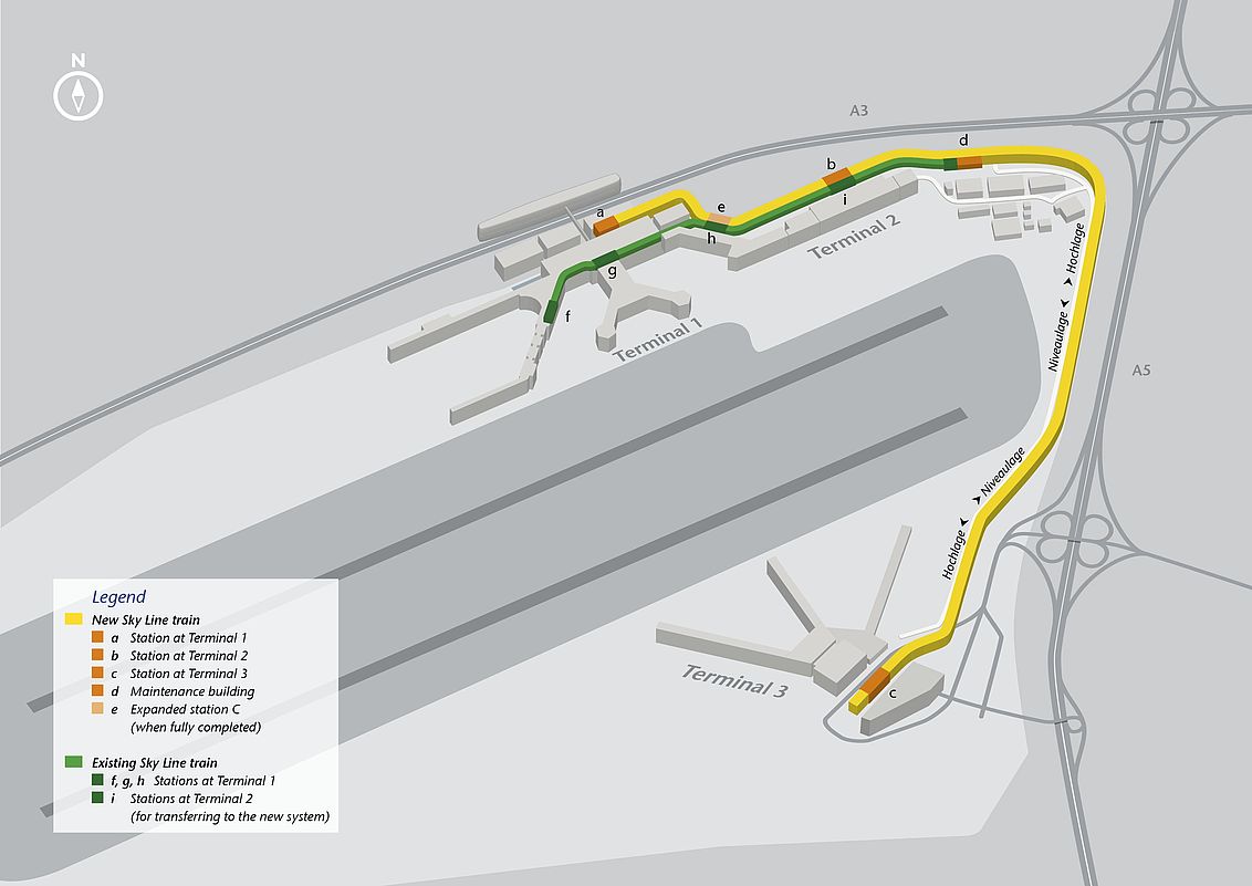 Infographics - Frankfurt Airport - Terminal 3
